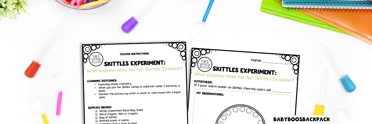 STEM EXPERIMENTS – Baby Boo's Backpack