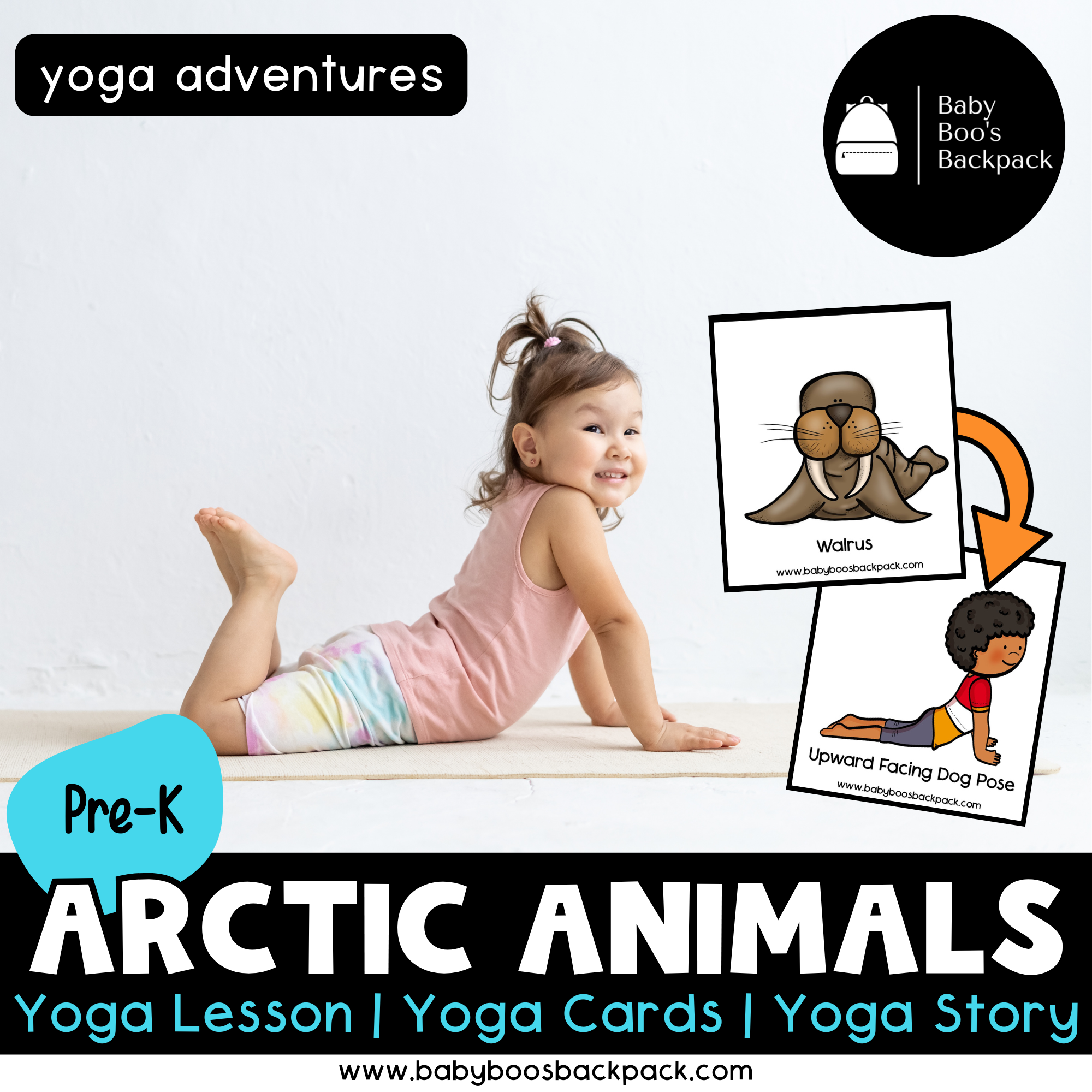 Arctic Animal Yoga Lesson: Arctic Animal Yoga Story & Yoga Cards – Baby ...