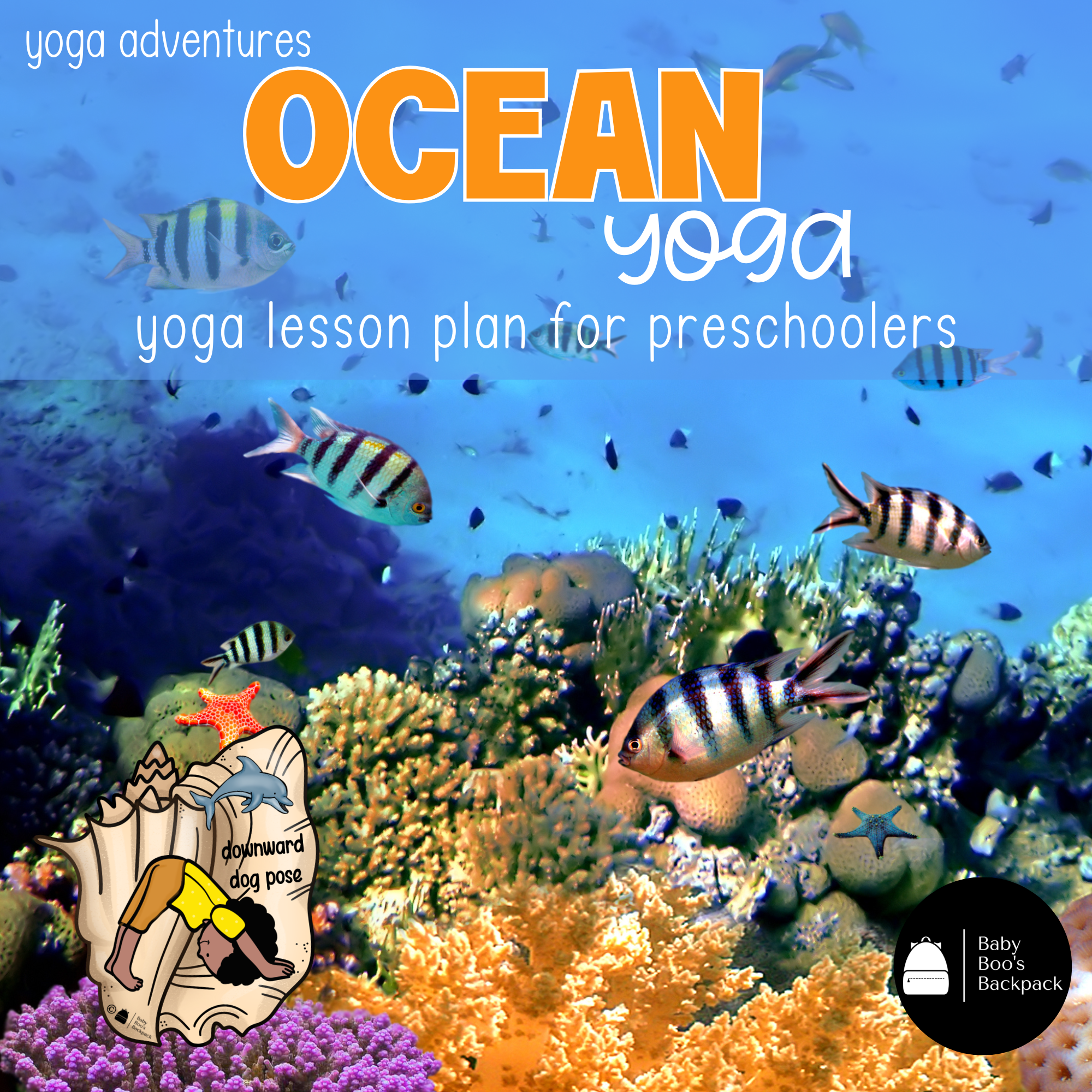 Ocean Yoga Story & Yoga Cards | Pearl Treasure – Baby Boo's Backpack