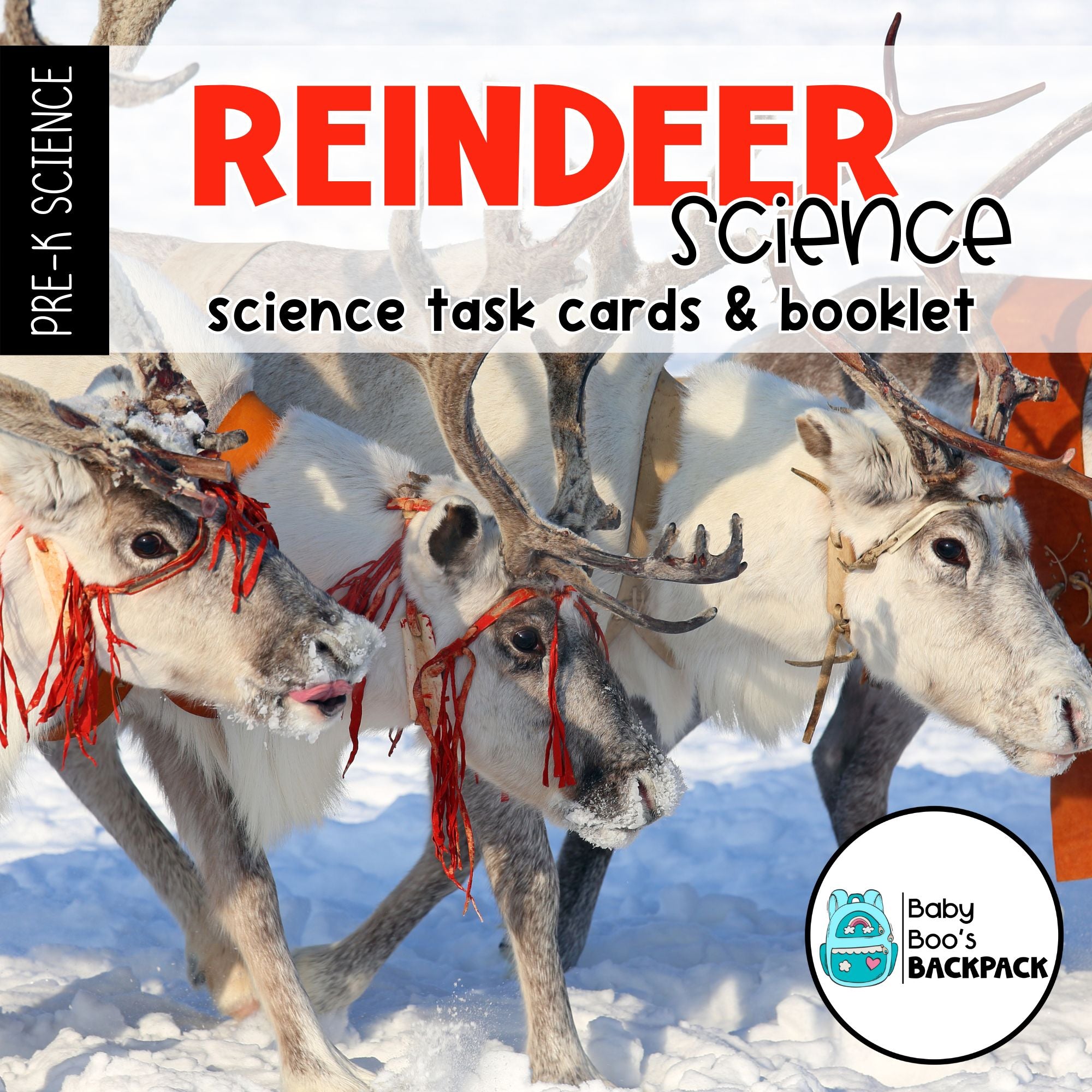 Reindeer Science | Reindeer Science Task Cards & Booklet – Baby Boo's ...