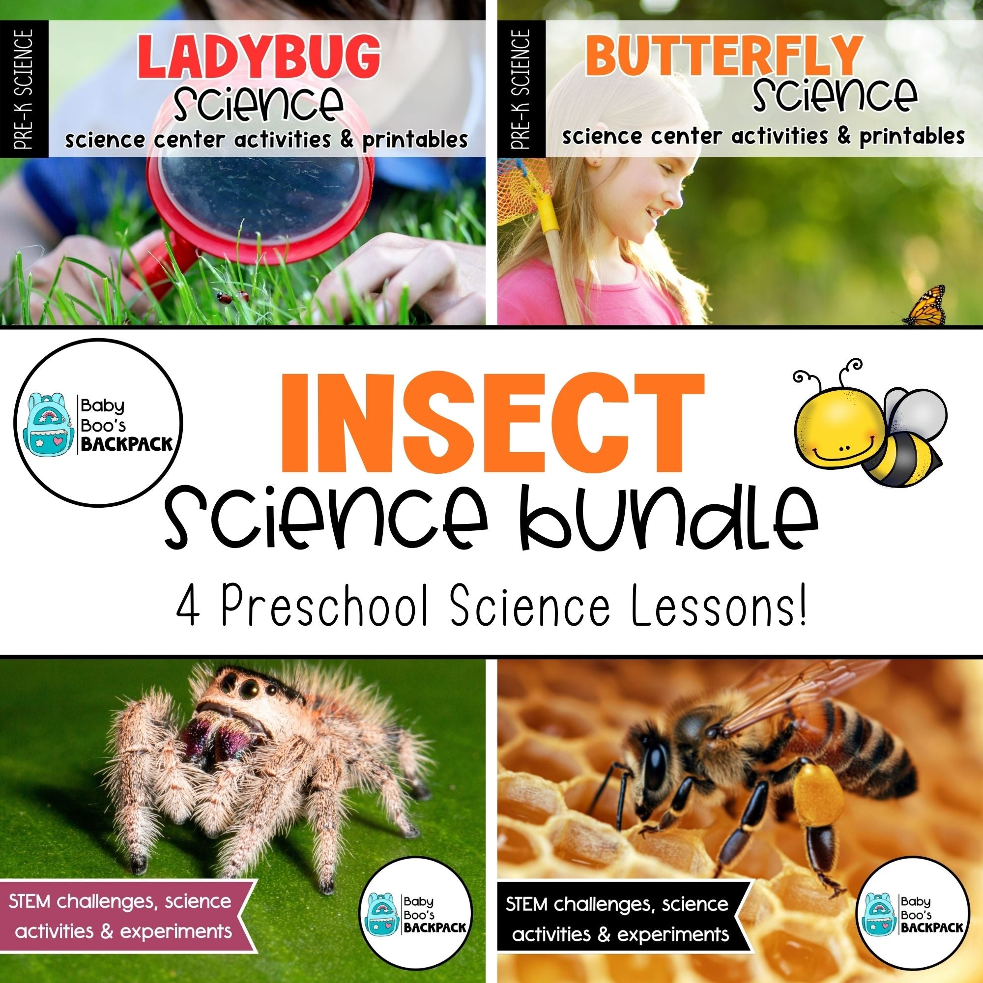 Insect Science Bundle | Insect Science Activities, Printables & Poster ...